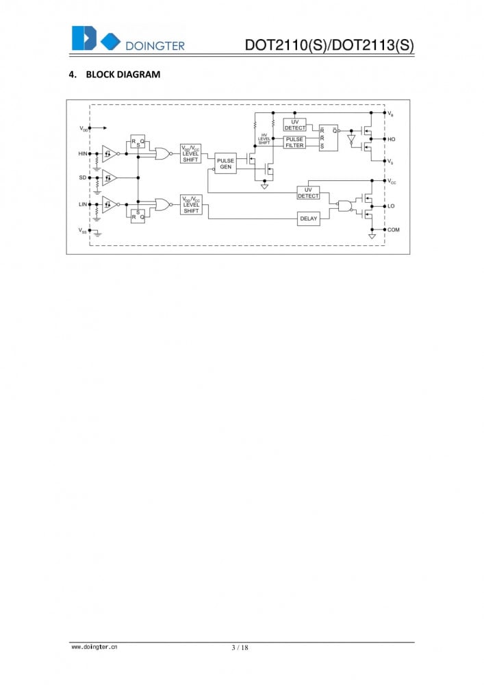 DOT2113 datasheet page 3