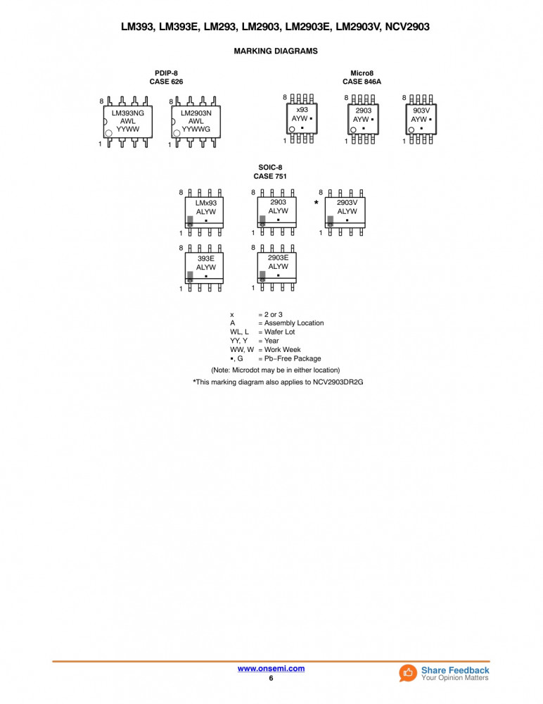 LM293 datasheet page 6