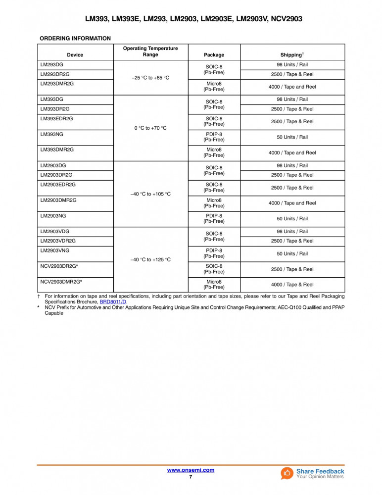 LM293 datasheet page 7