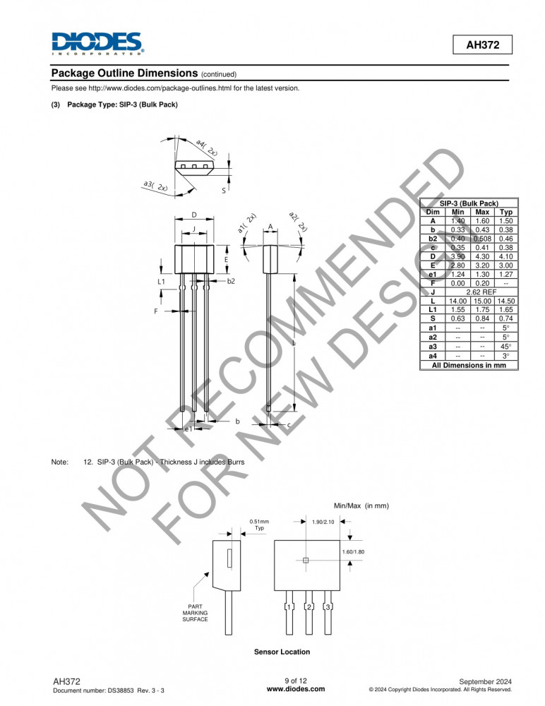 AH372 datasheet page 9