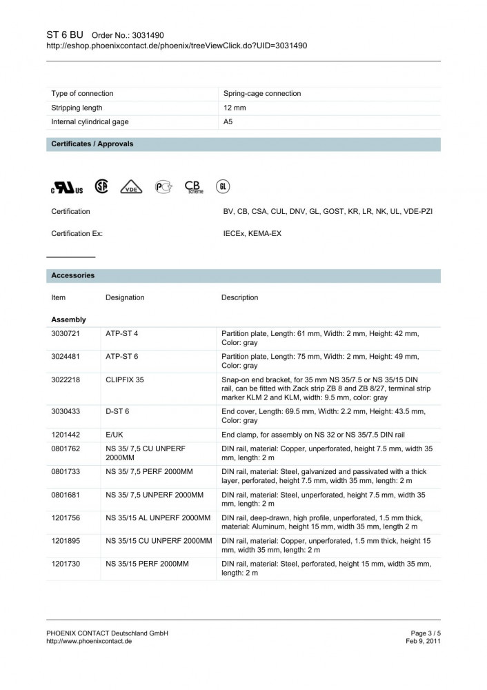 ST 6 technical document page 3