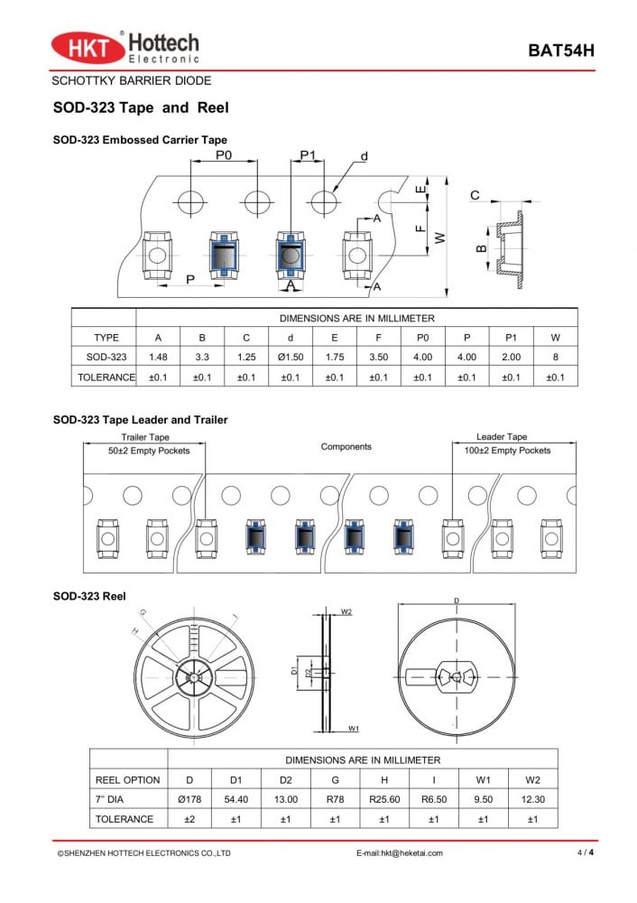 BAT54H datasheet page 4