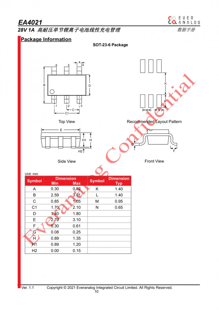 EA4021 datasheet page 10