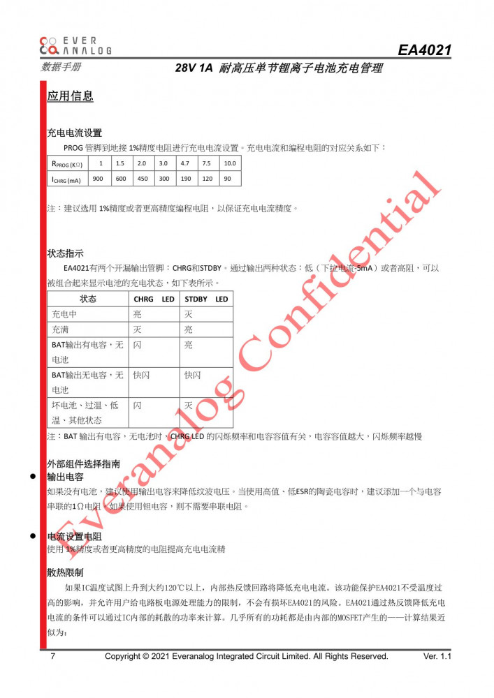 EA4021 datasheet page 7