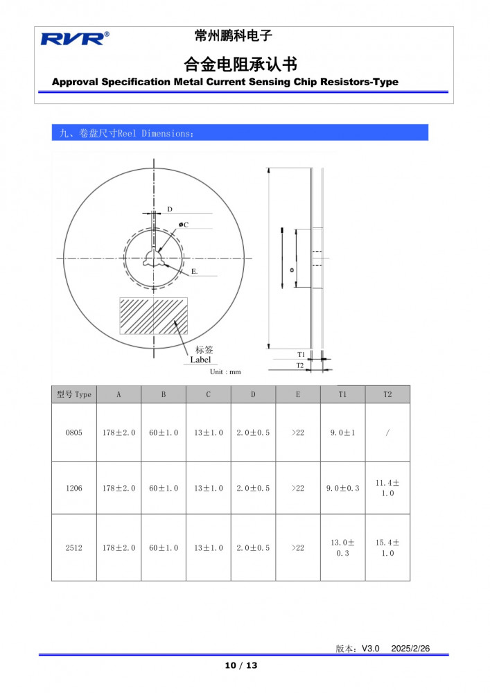 HIRC12AR010J approval sheet page 10
