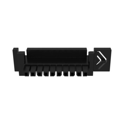 Micro-Fit BMI Receptacle Housing, Single Row, Panel Mount, 10 Circuits, Nylon, UL 94V-0 for sale