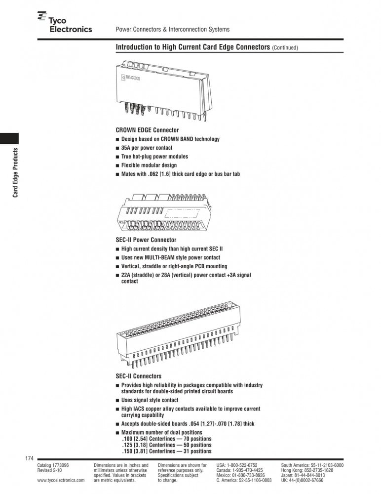 TE Connectivity technical document page 2