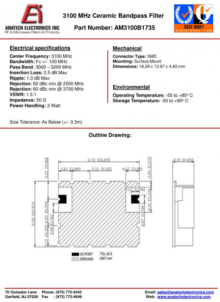 AM3100B1735 technical document page