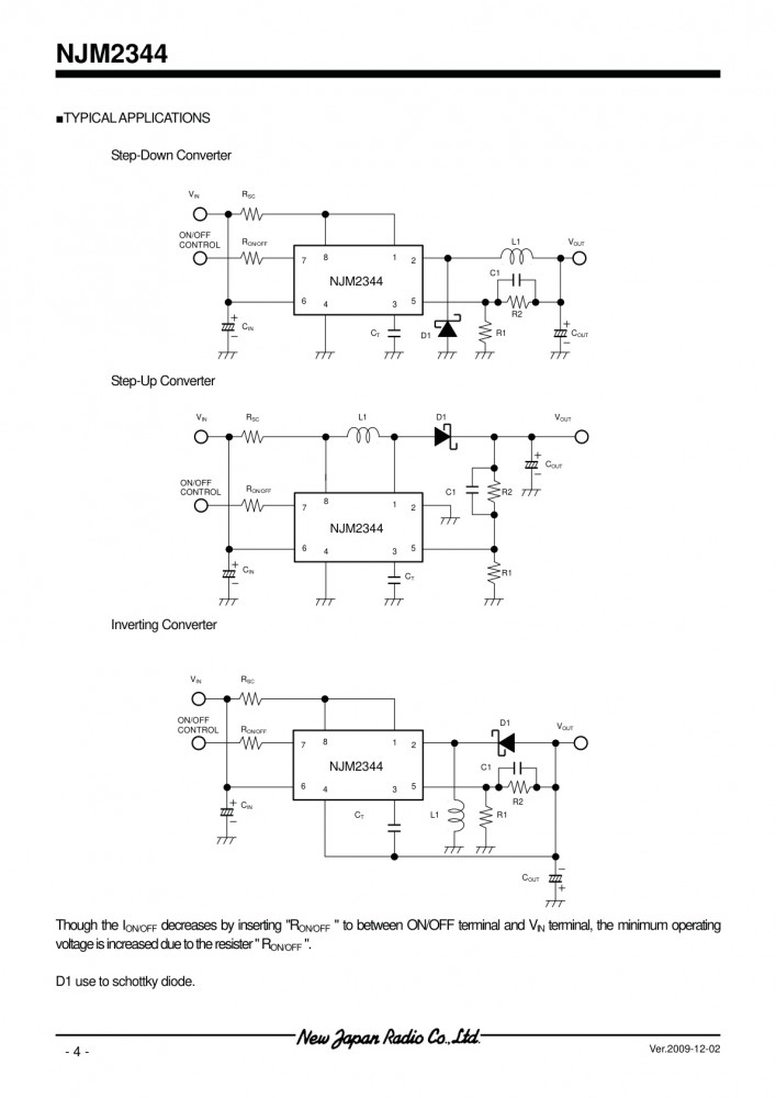 NJM2344 datasheet page 5