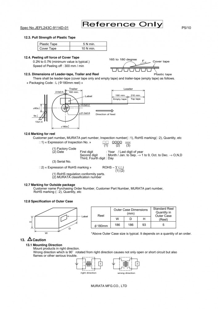 DLW21SZ121HQ2L specification page 5
