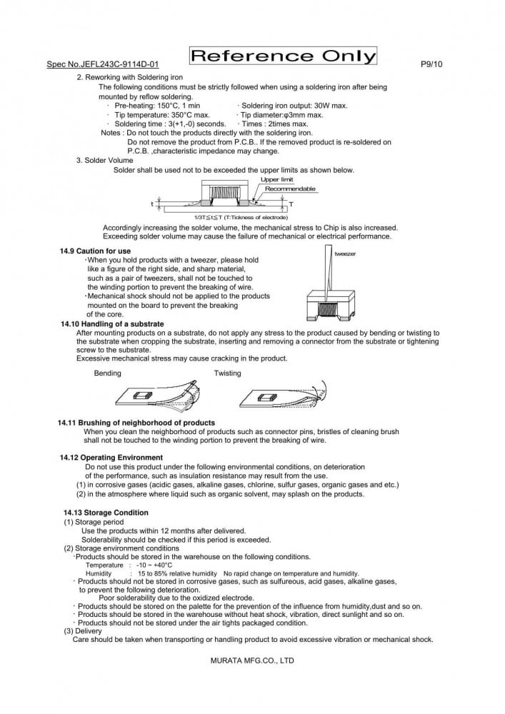 DLW21SZ121HQ2L specification page 9