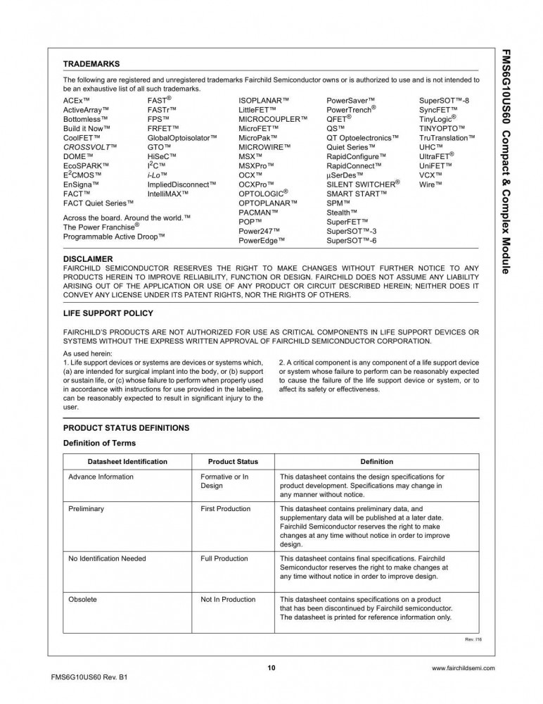 FMS6G10US60 datasheet page 10