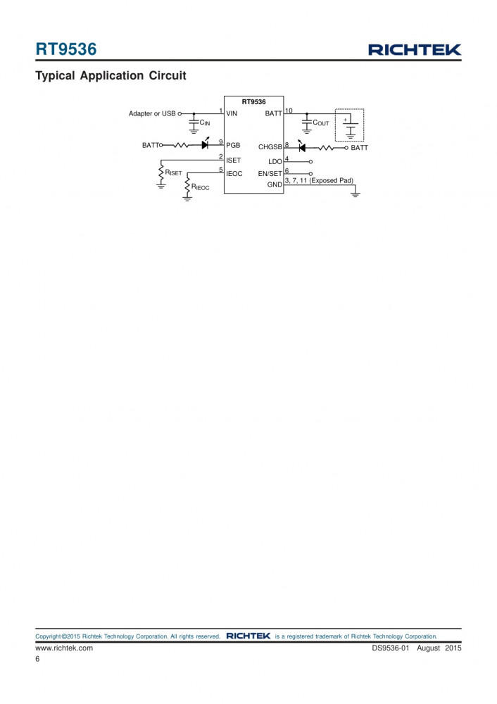 RT9536 datasheet page 6