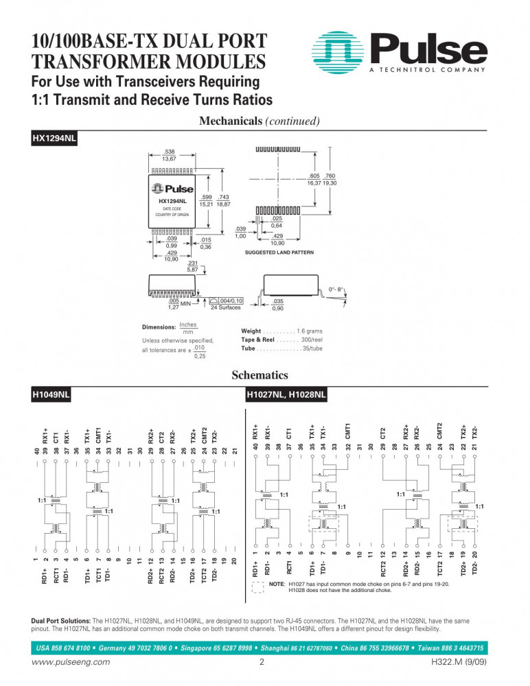 H1174NL datasheet page 2