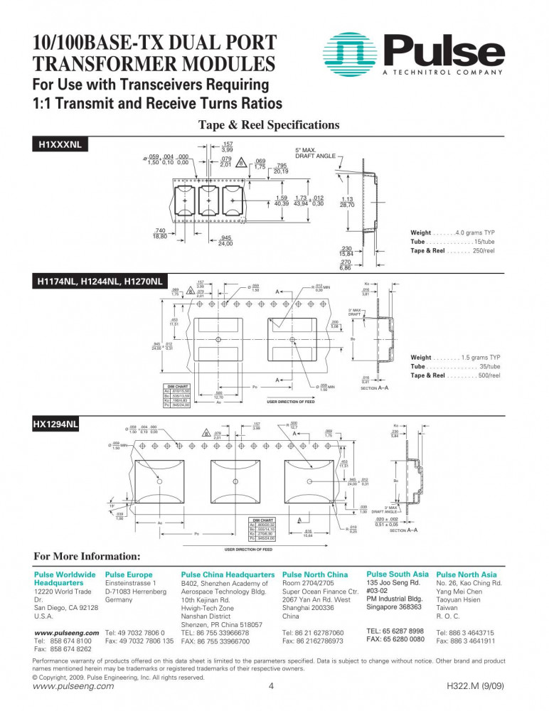 H1174NL datasheet page 4