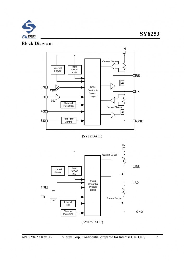 SY8253AIC datasheet page 5