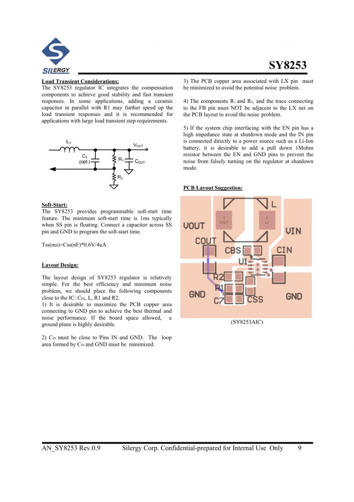 SY8253AIC datasheet page 9