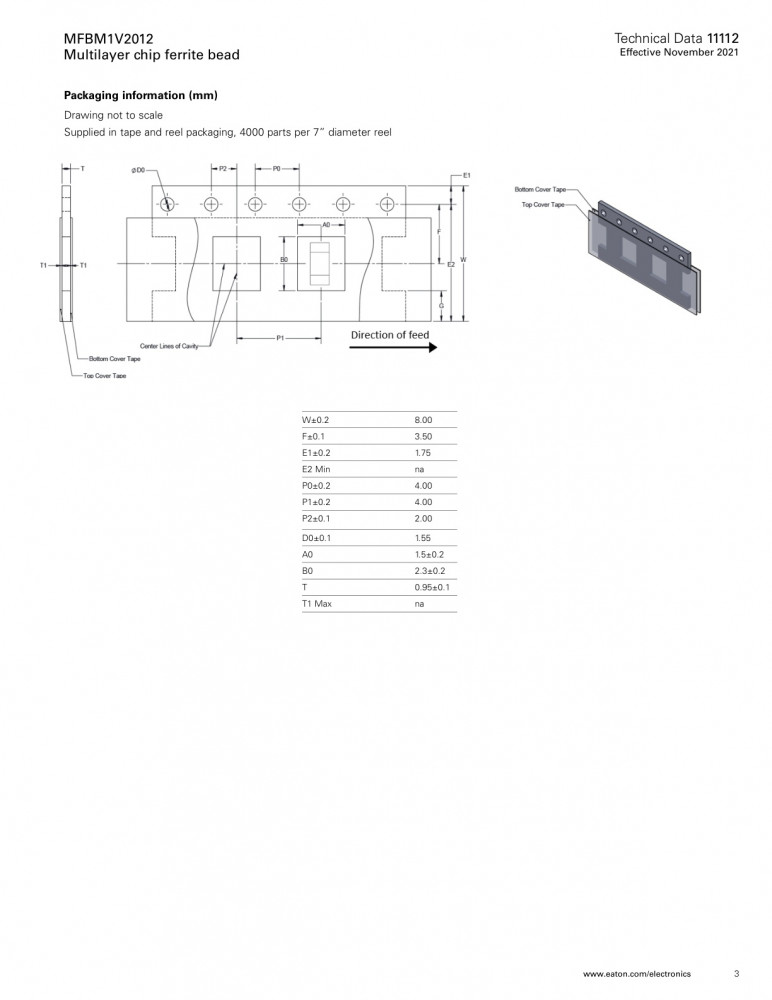 EATON MFBM1V2012 technical document page 3