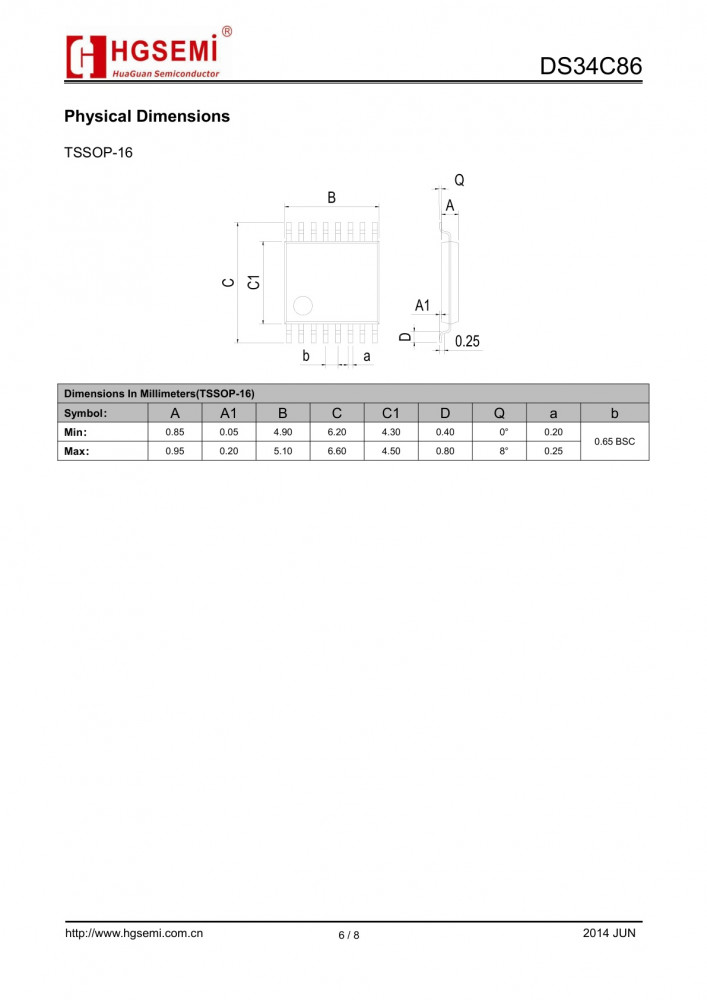 DS34C86N datasheet page 6