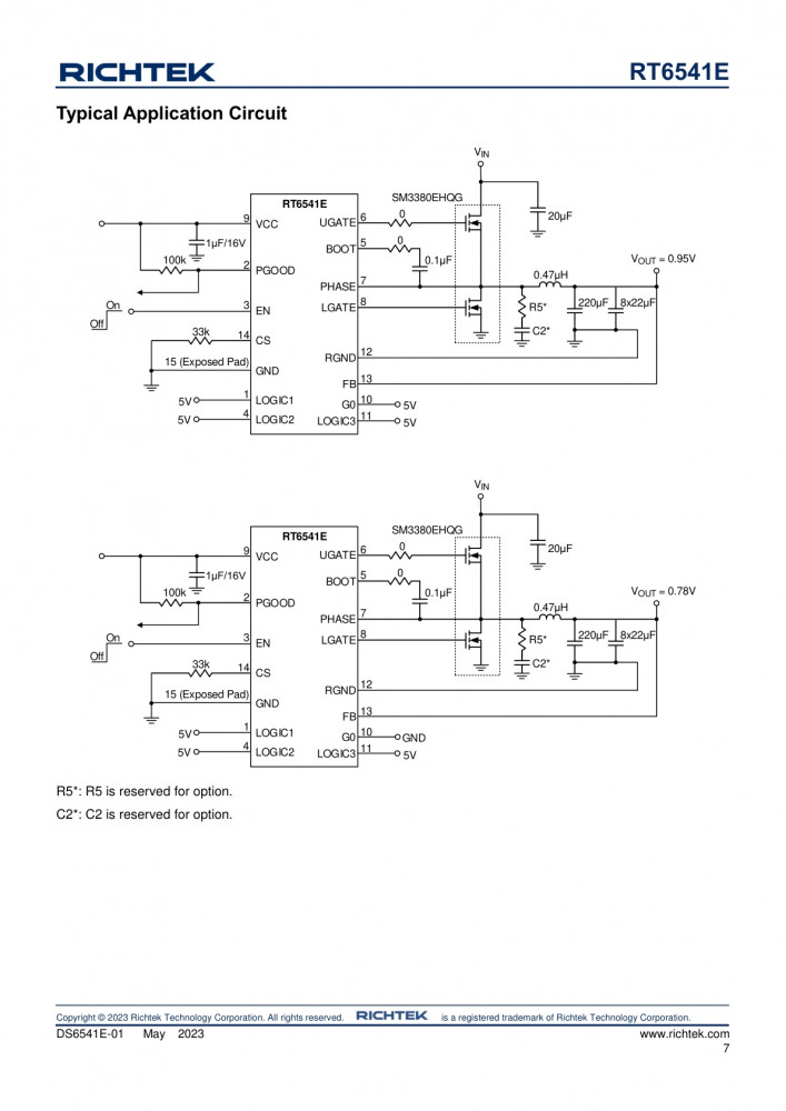 RT6541E datasheet page 7
