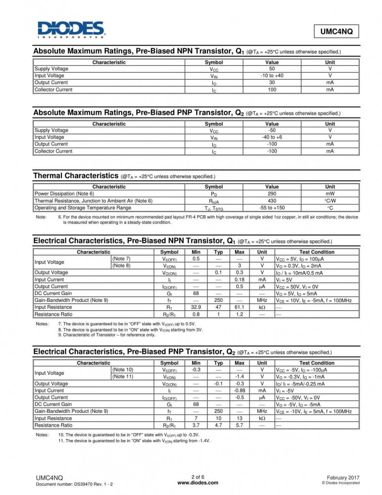 UMC4NQ-7 datasheet page 2