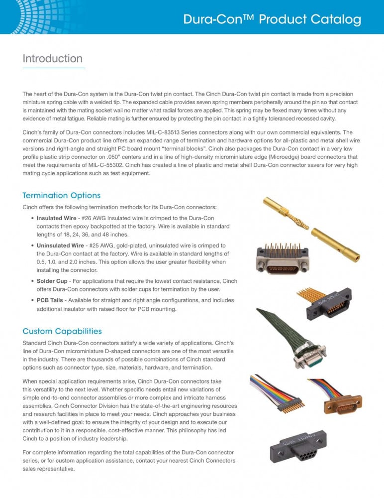 CINCH Dura-Con catalog page 3