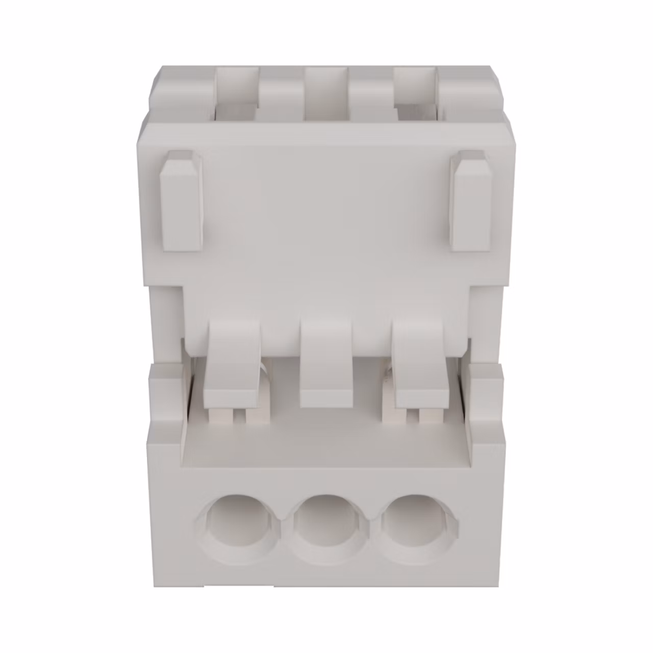 Appli-Mate RAST 2.5 Female Connector, 5.00mm Pitch, 2 Circuits, Position B and C Removed, Open Endwalls for sale