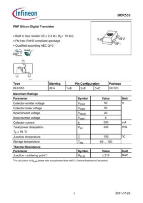 Infineon BCR555 for sale