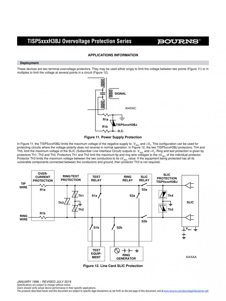 BOURNS TISP5115H3BJR-S datasheet page 8