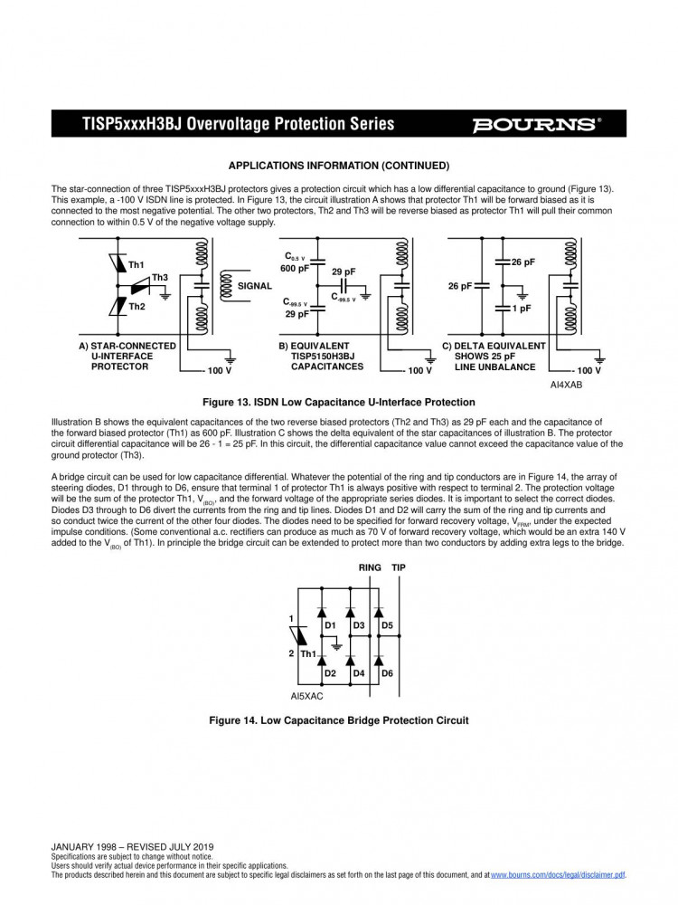 BOURNS TISP5115H3BJR-S datasheet page 9