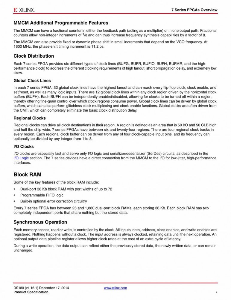 AMD XC7A200T-1FB484I documentation page 7