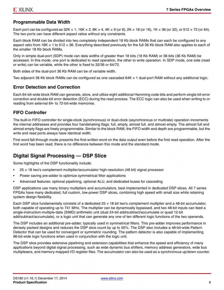AMD XC7A200T-1FB484I documentation page 8