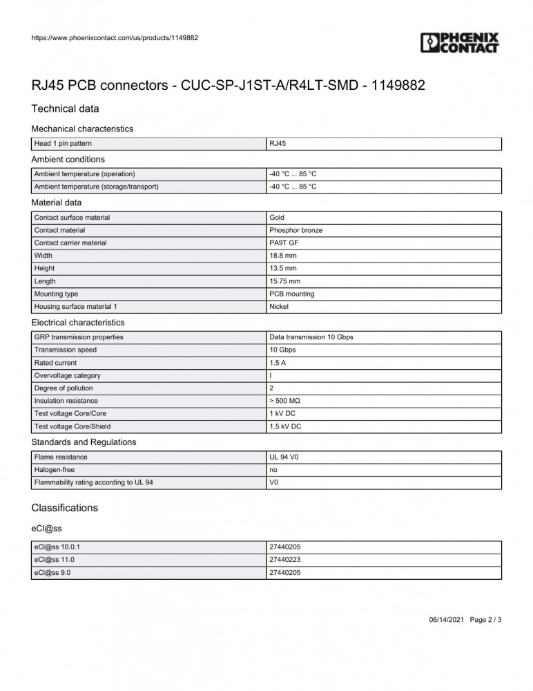 Phoenix Contact 1149882 product document page 2