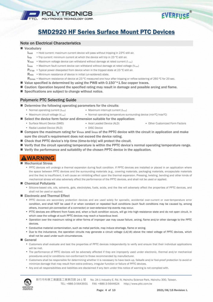 SMD2920P330TF datasheet page 4