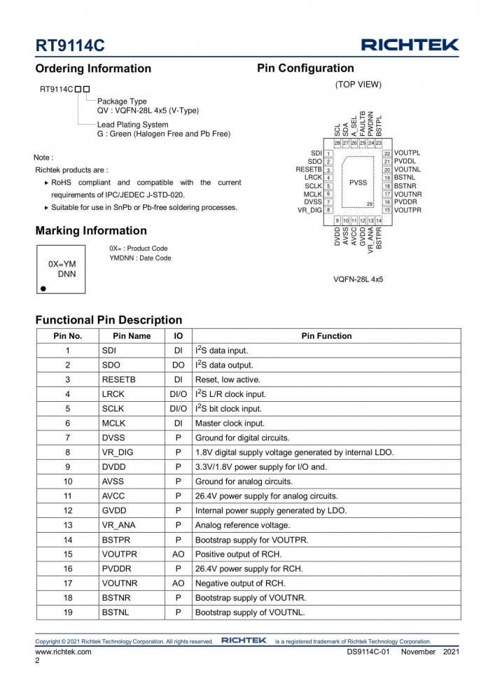RT9114C document page 2