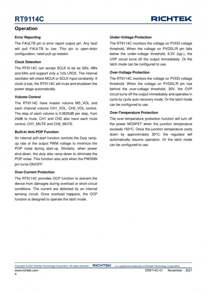 RT9114C document page 4