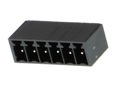 3.50mm Pitch Eurostyle Horizontal Plug, with Standard Imprinting, Gold (Au) Plated, Black, 19 Circuits