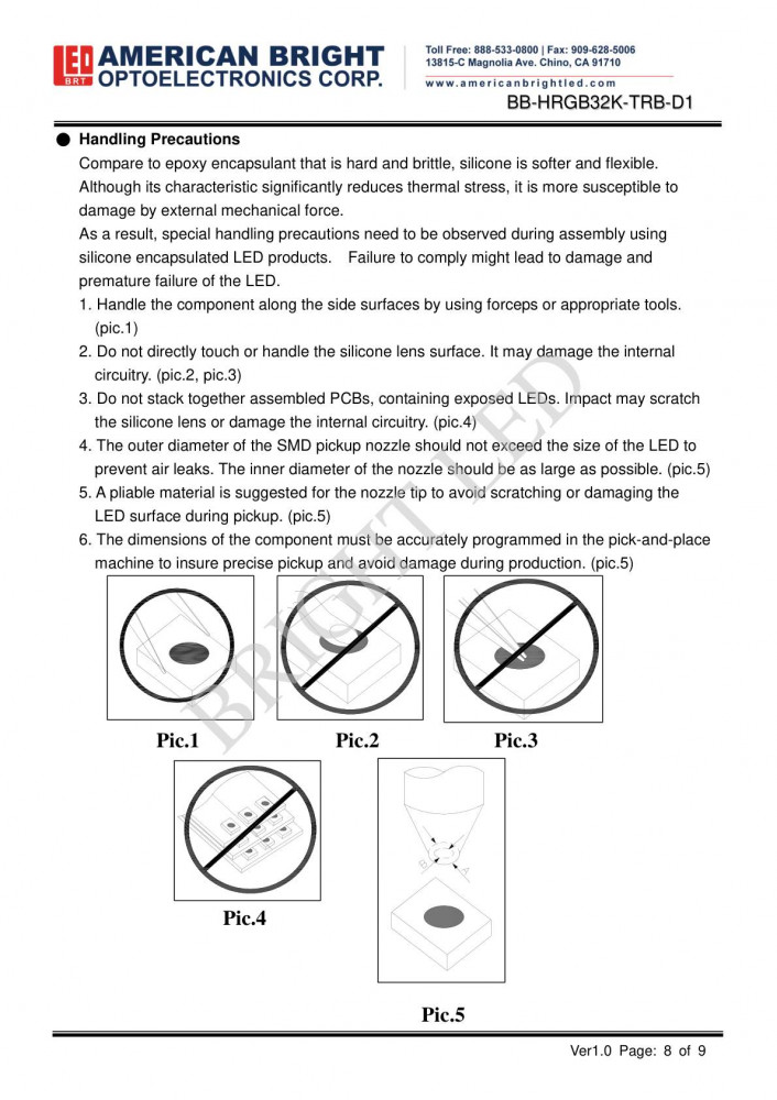 BB-HRGB32K-TRB-D1 datasheet page 9
