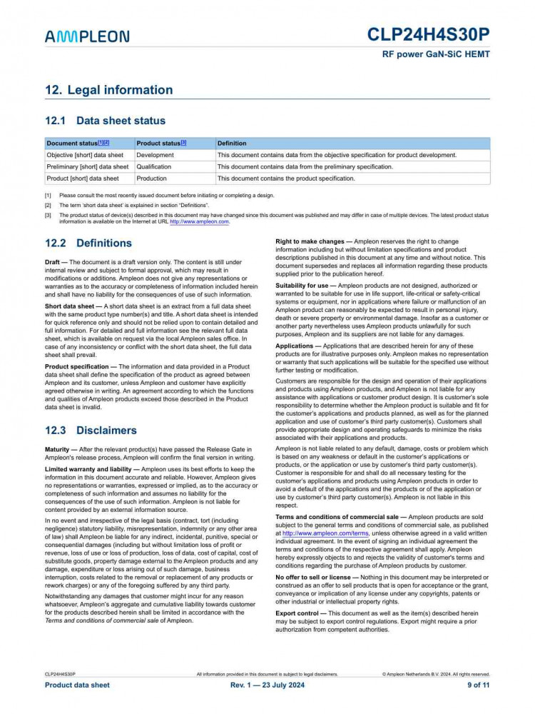 CLP24H4S30P datasheet page 9