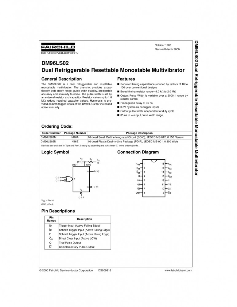 DM96LS02M datasheet page 2