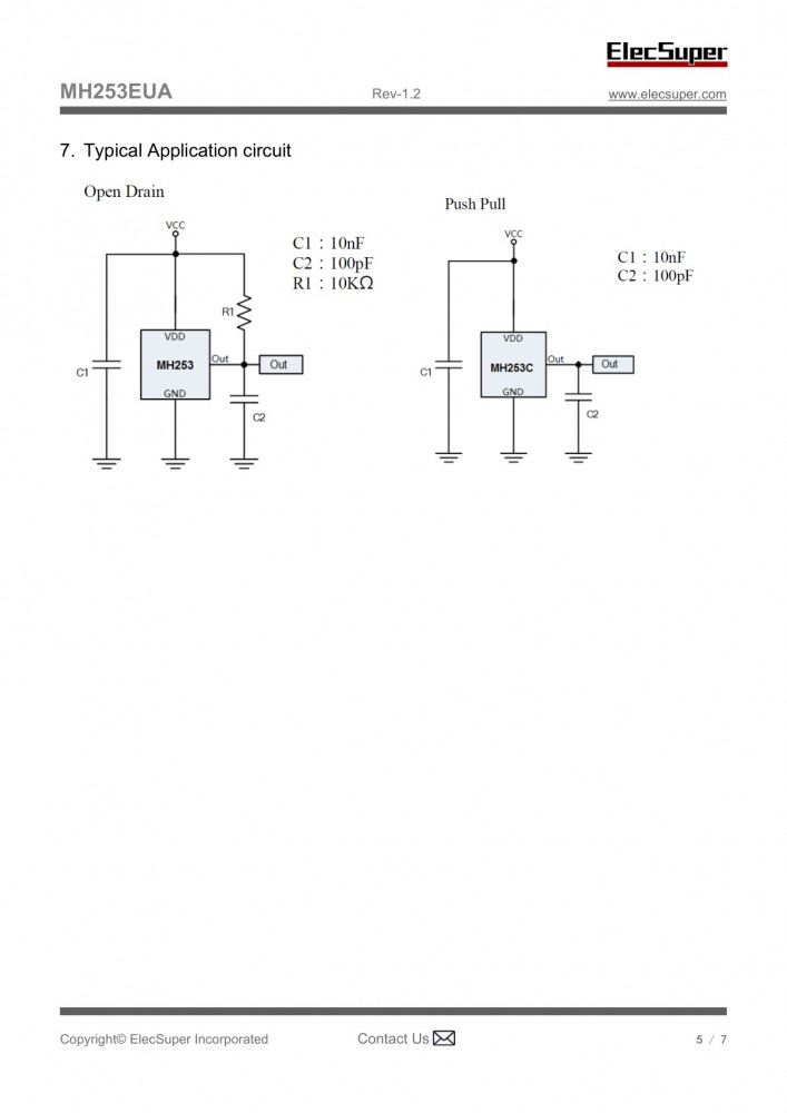 MH253EUA datasheet page 5