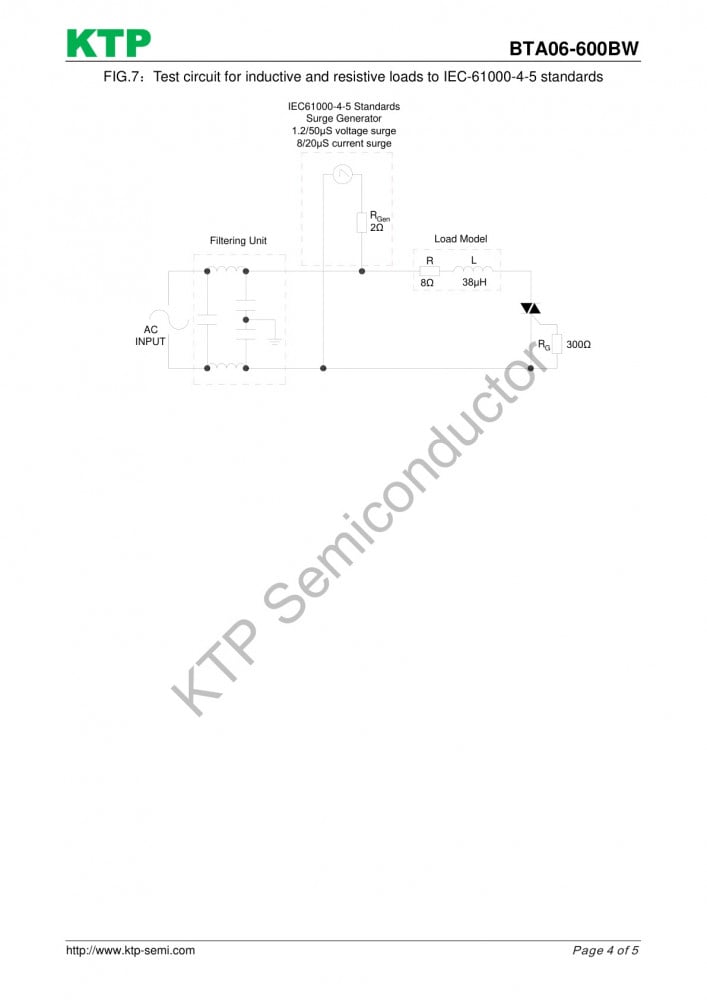 BTA06-600BW datasheet page 4