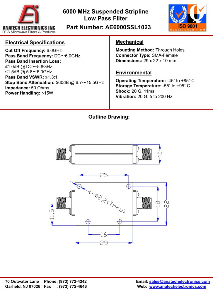 AE6000SSL1023 technical document page