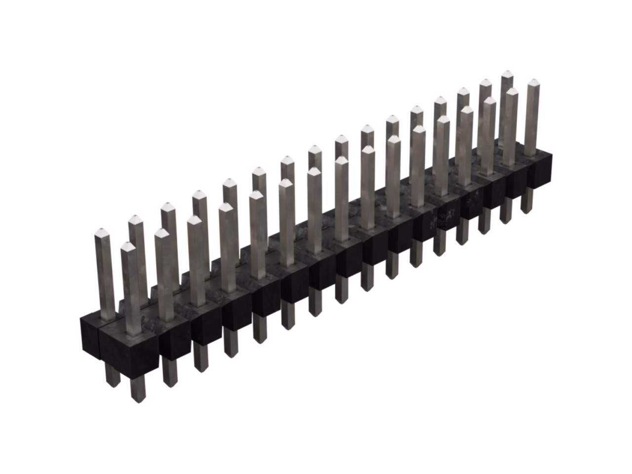 C-Grid Header, 2.54mm Pitch, Through Hole, Dual Row, Vertical, 32 Circuits, 2.54µm Tin (Sn) Plating, Tray Packaging, Lead-Free for sale