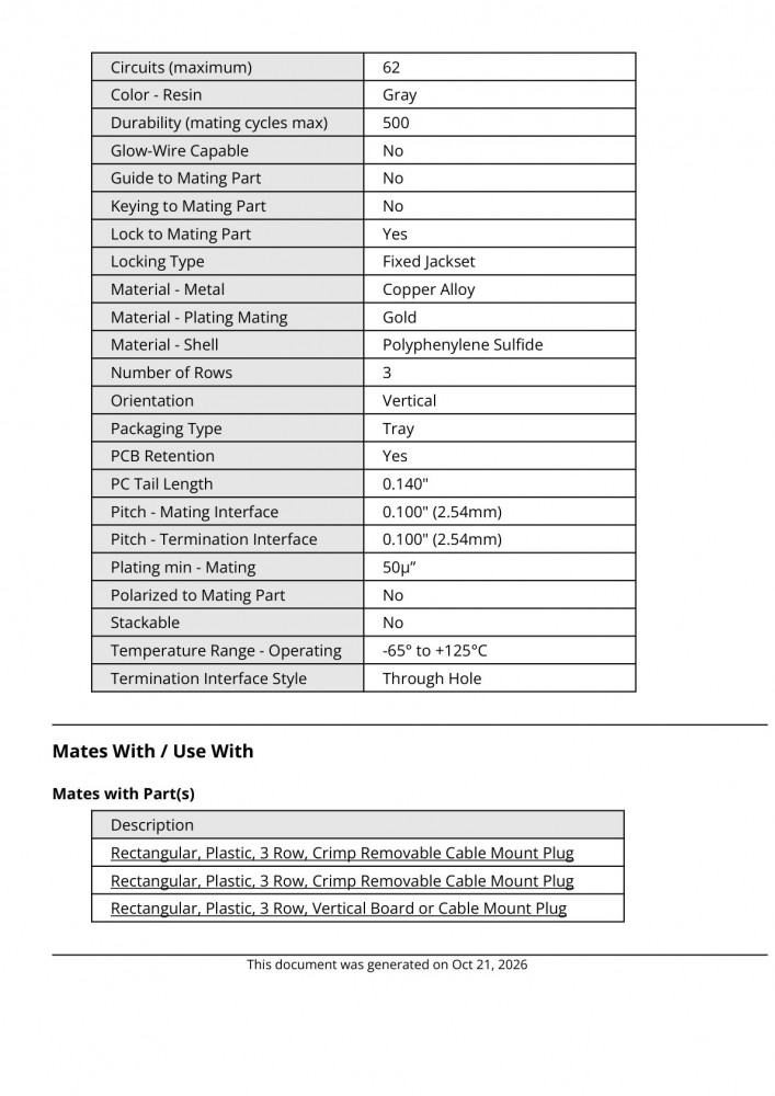 WG62PD9J technical document page 2
