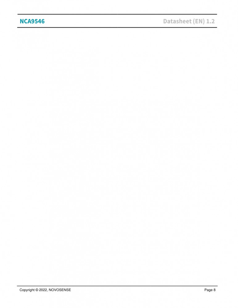 NCA9546-DTSPR datasheet page 8