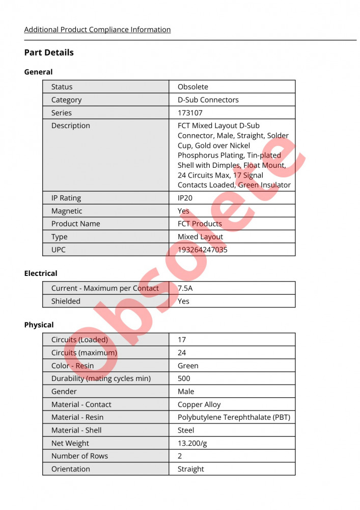MOLEX 1731071836 drawing preview, page 2