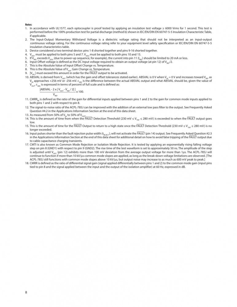 ACPL-785J-560E datasheet page 8