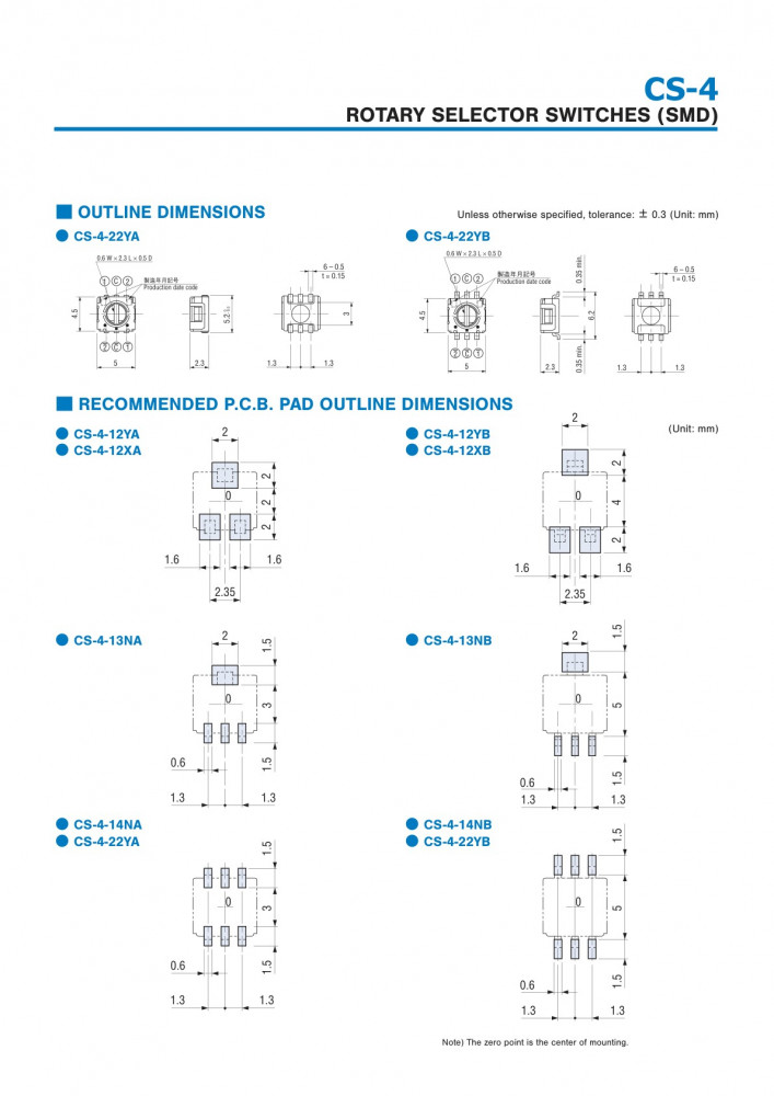 Nidec CS-4 series datasheet page 5
