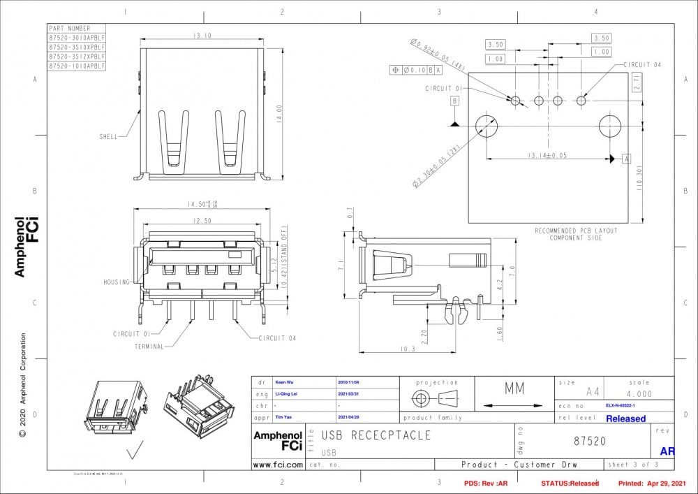 87520-5010ALF technical drawing page 3